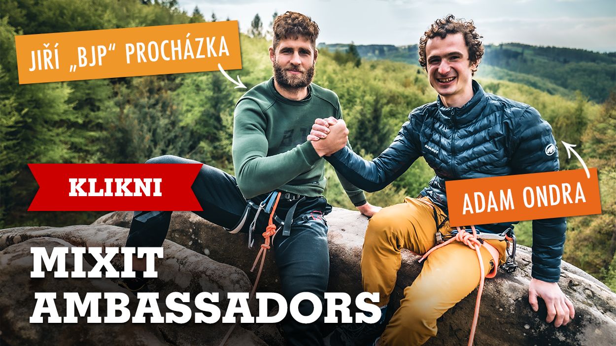 Adam Ondra pro Mixit. Autorská řada tubusů | Mixit.cz